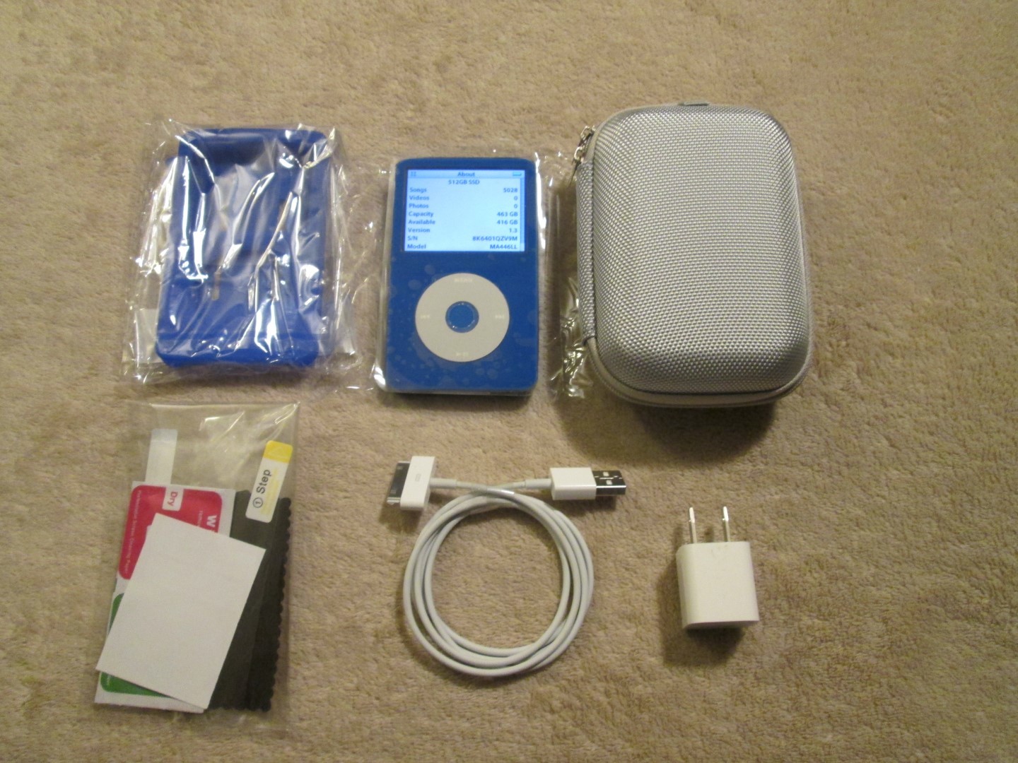 Ipod Classic 5th Generation Upgraded 512gb SSD 3000mah Battery With ...