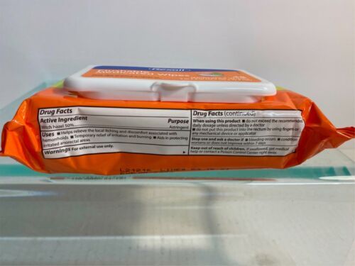 Rexall Flushable Hemorrhoidal Medicated Wipes, 48 count Witch Hazel and ...