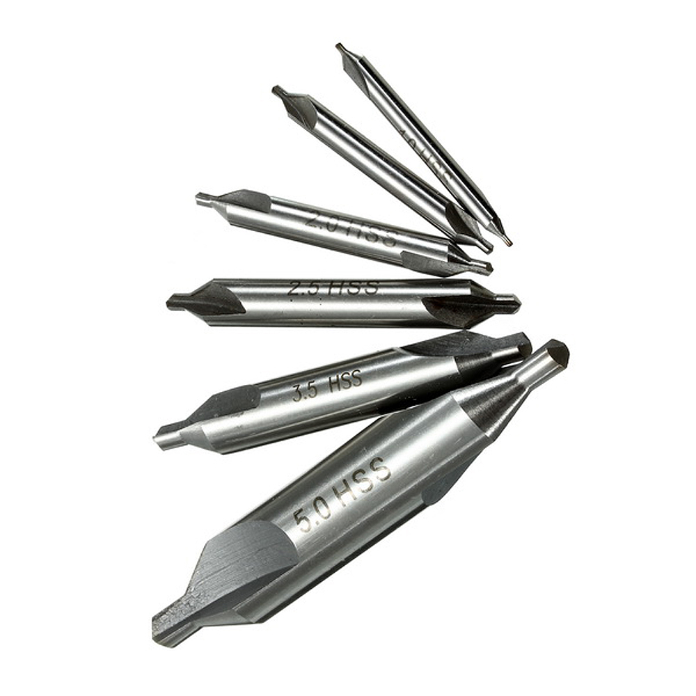 Drill Bit HSS Hole Cutter Combined Center Countersinks Lathe - Drill Bits