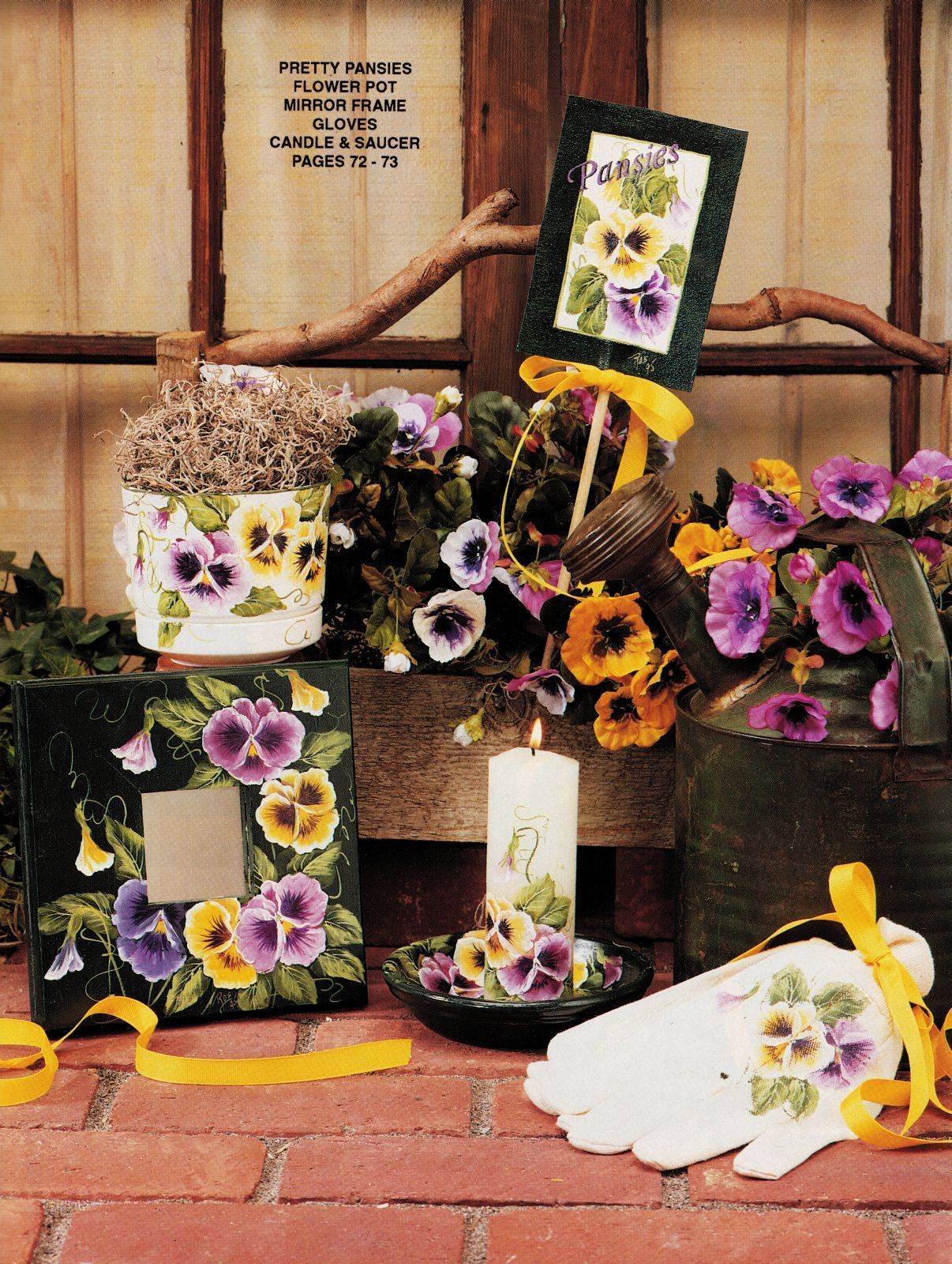 Tole Decorative Painting Gran's Garden Party Ros Stallcup Floral Book ...