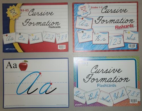 Abeka K4 K5 1st 2nd 3rd Abeka Cursive Formation Flashcards 1 Set You ...