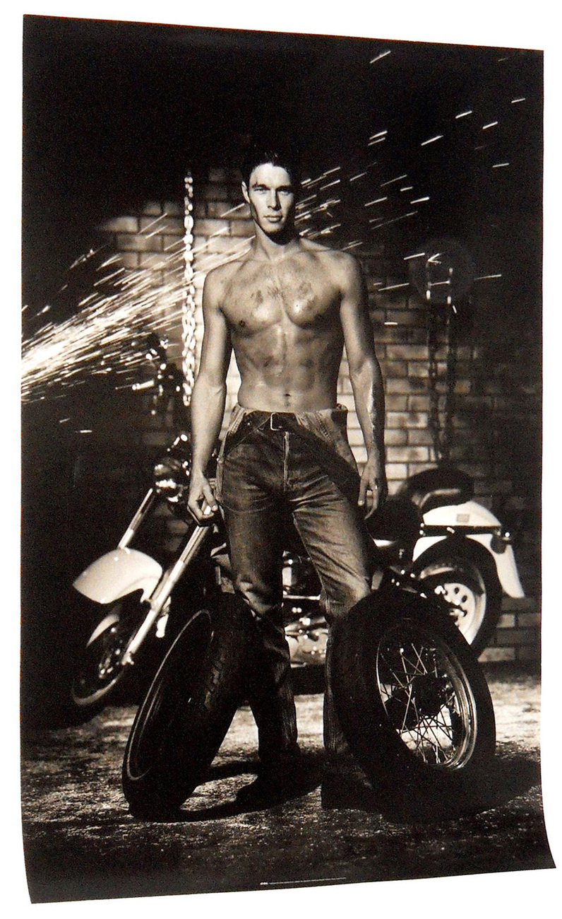 BODY SHOP MALE MODEL POSTER FROM 1995 - Contemporary (1970-Now)