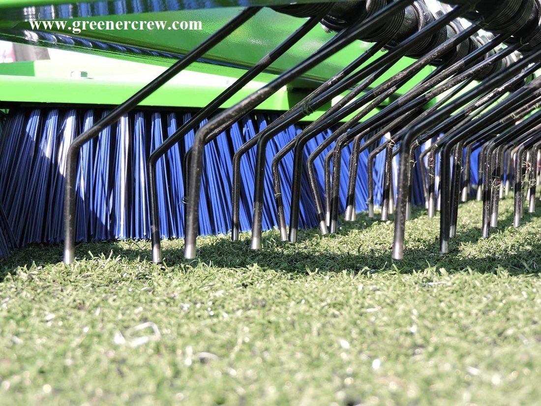 Turf Groomer Synthetic Sports Fields Turf with Finishing Brush ...