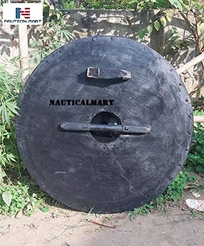 Viking Shield - Brown - Full Size Replica Medieval Shield - Armor & Shields