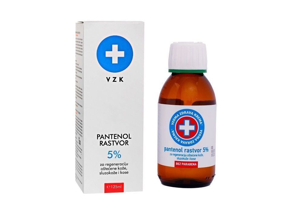 VZK PANTENOL RASTVOR solution 5% 125 ML - Herbal Remedies & Resins