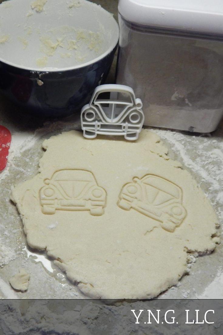 VW Beetle Bug Car Front Hippies Lovebug Vehicle Cookie Cutter Made In ...
