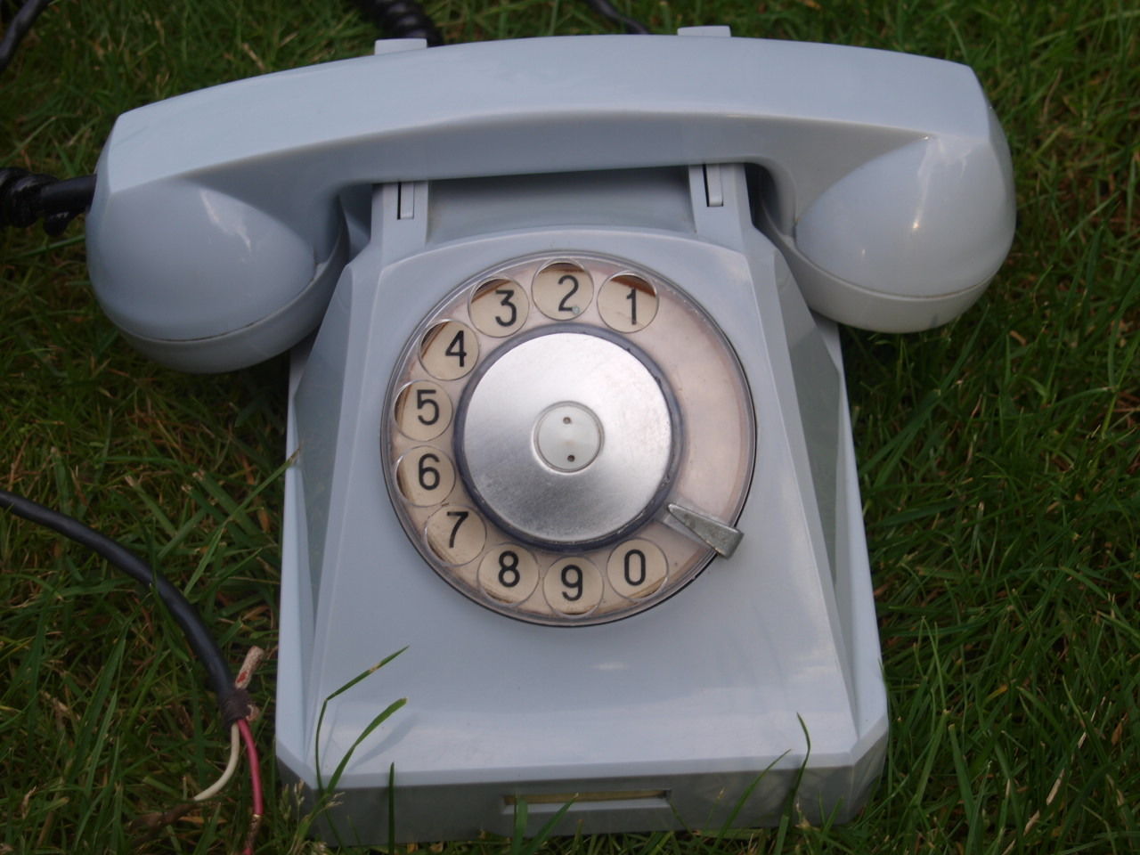 Antique Rare Soviet Russian USSR Rotary Dial Phone VEF Light Gray Color ...