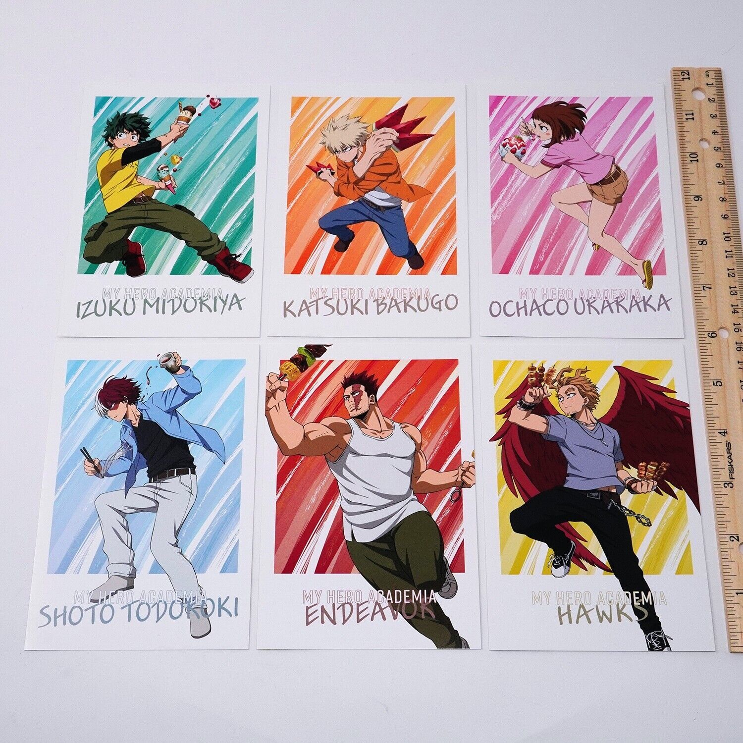 My Hero Academia Summer Food Stand Postcard Set Hawks Bakugo Todoroki ...