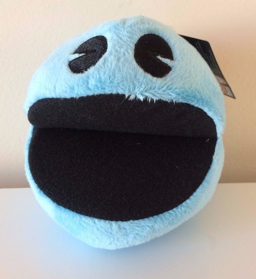 Pac-Man Plush 5 '' . Licensed. Brand New Blue Pac-Man. Stuffed Toy. USA ...