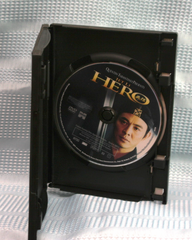 Hero DVD Jet Li, Tony Leung Chiu Wai, Maggie Cheung, Ziyi Zhang, Donnie ...