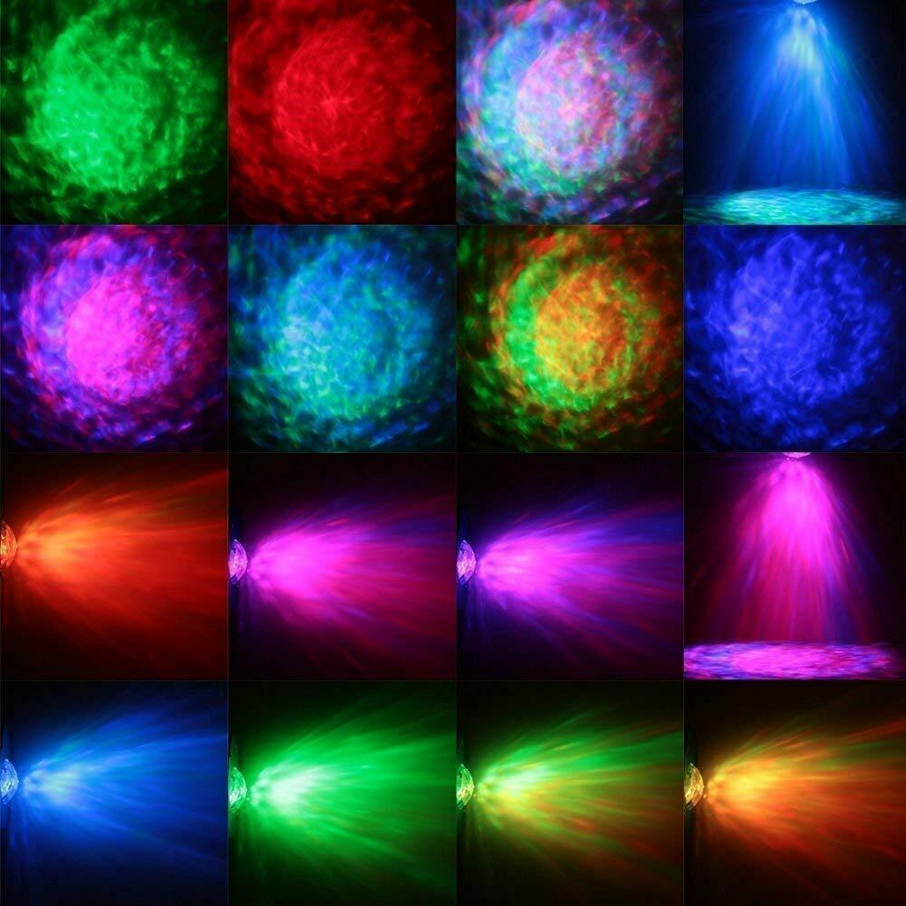 Psychedelic Lamp Light Projector Sound Activated Trippy Relaxing Party ...
