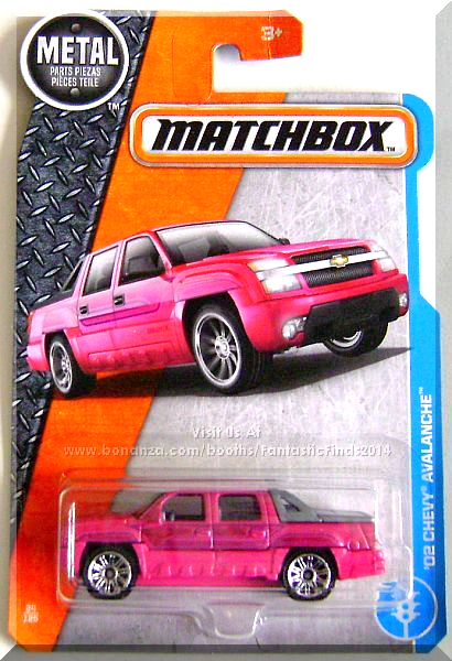 Matchbox - '02 Chevy Avalanche: MBX Adventure City #24/125 (2017) *Pink ...