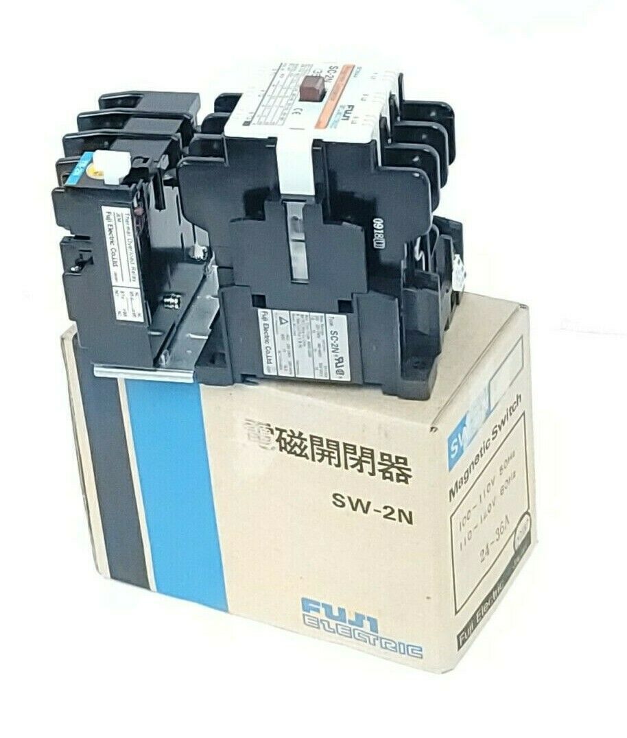 NIB FUJI ELECTRIC SW-2N MAGNETIC SWITCH SW-2N-35 W/ TR-2N OVERLOAD ...