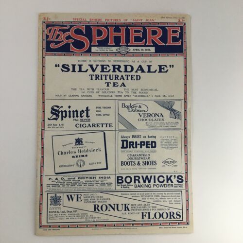 The Sphere Newspaper April 12 1924 Italy's General Signor Mussolini No ...