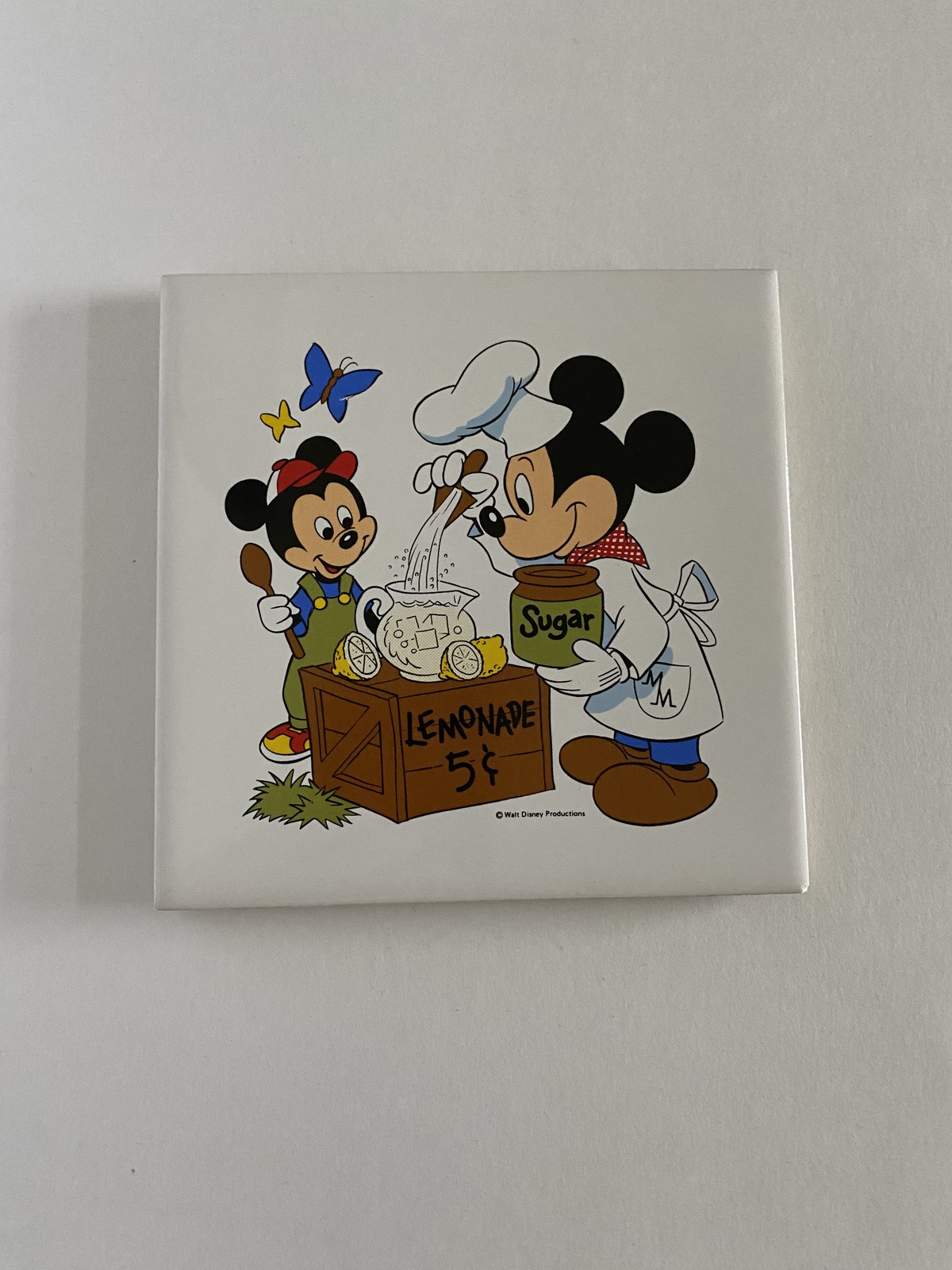 Walt Disney Mickey Mouse Tile Coaster Trivet - Coasters