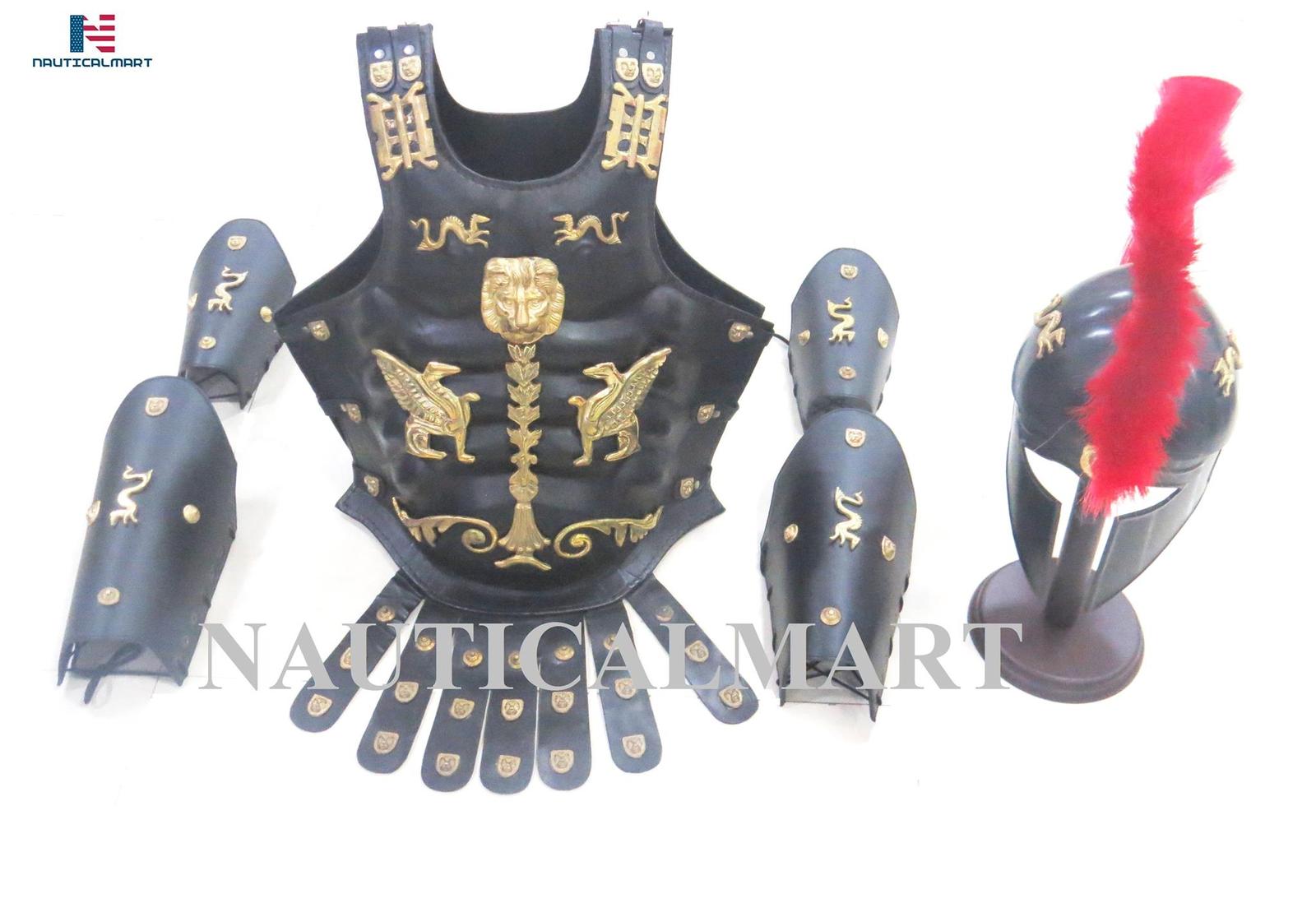 NauticalMart Medieval Leather Muscle Armour Cuirass Cosplay Reenactment ...