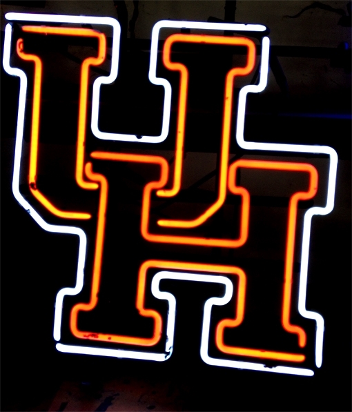 NCAA University Of Houston Cougars UH Beer Neon Light Sign 17'' x 15 ...