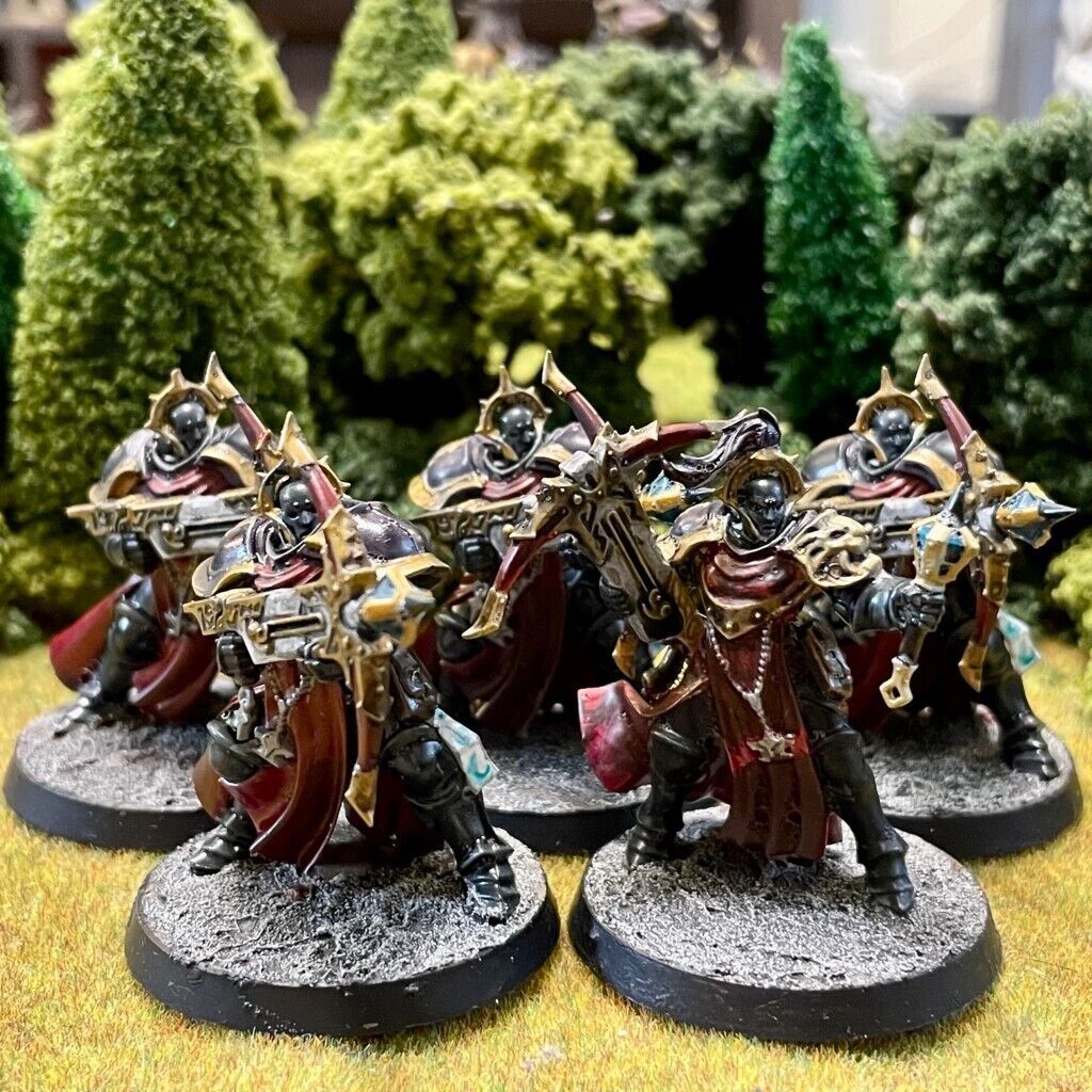 AoS Stormcast Eternals Castigators 5x Hand Painted Miniature Plastic ...