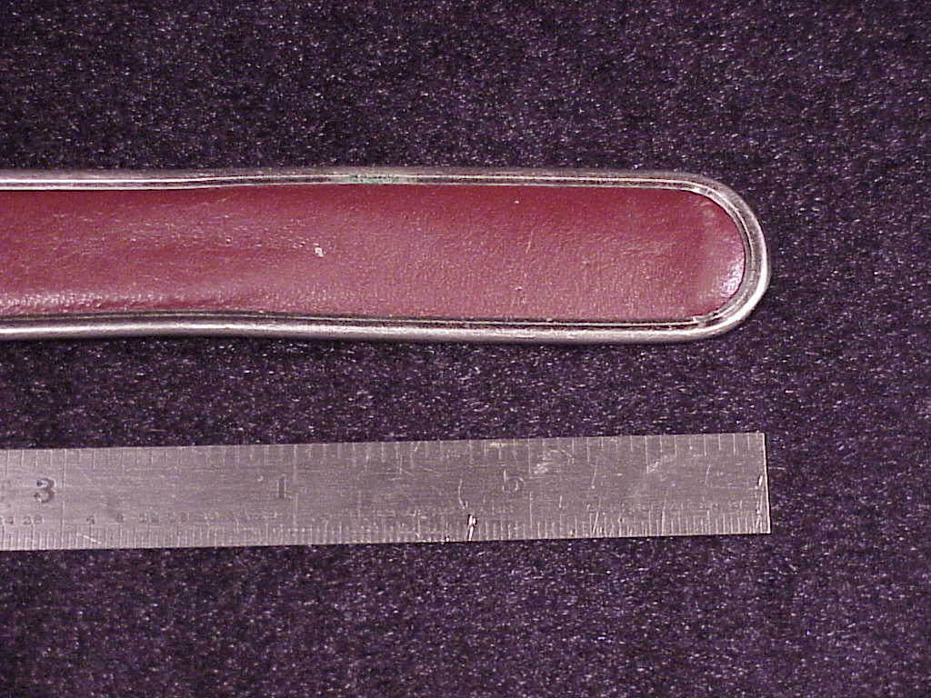L. S. Starrett Company 6 Inch Metal Ruler, No. 309R, with pocket holder ...