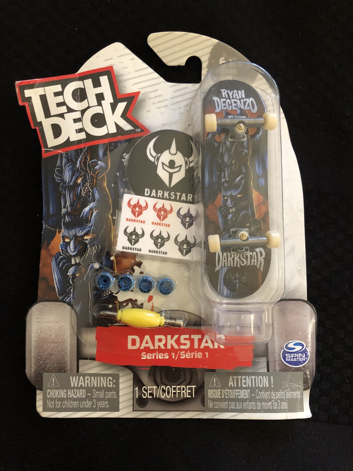 Tech Deck DarkStar Skateboards Series 1 Fingerboarding with Stickers ...