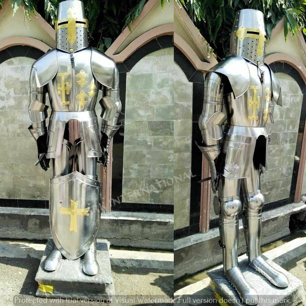 Medieval Knight Suit Of Templar Toledo Armor Combat Full Body Armour ...