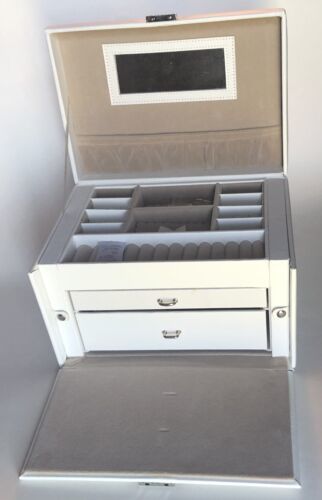 SONGMICS Box Jeweler Box for Jewelry Organiser Of Beauty 3 Levels W ...