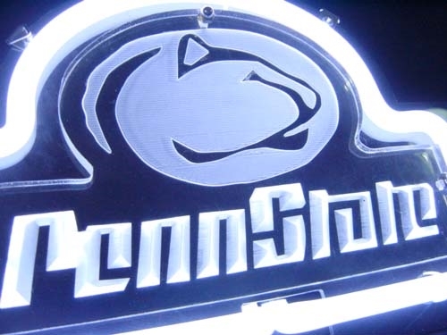 NCAA Penn State University Nittany Lions 3D Beer Bar Neon Light Sign 10 ...