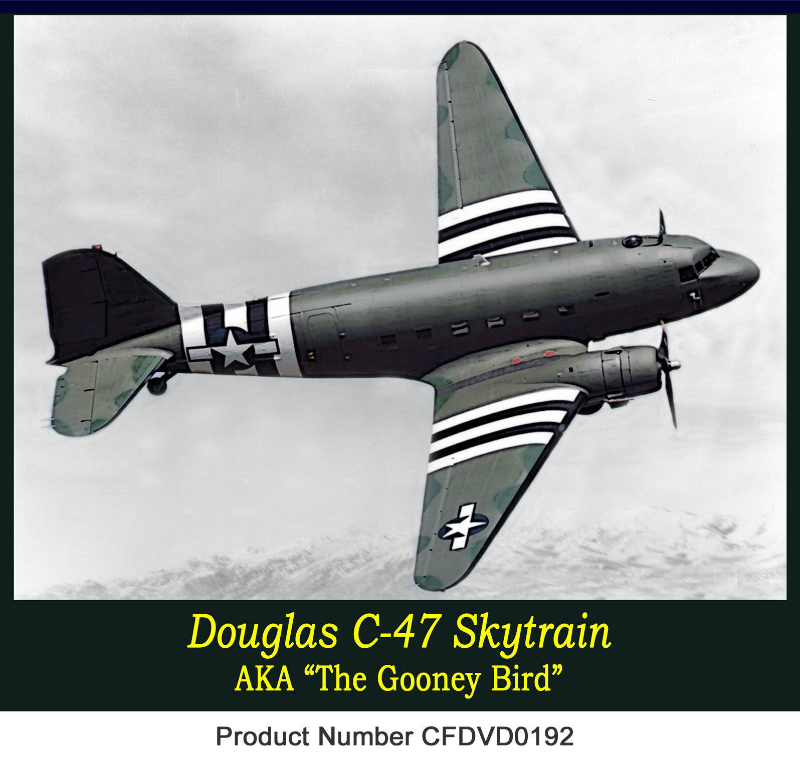 USAAF Douglas C-47 Skytrain AKA "The Gooney Bird WW2 Warbird" ATC Troop ...