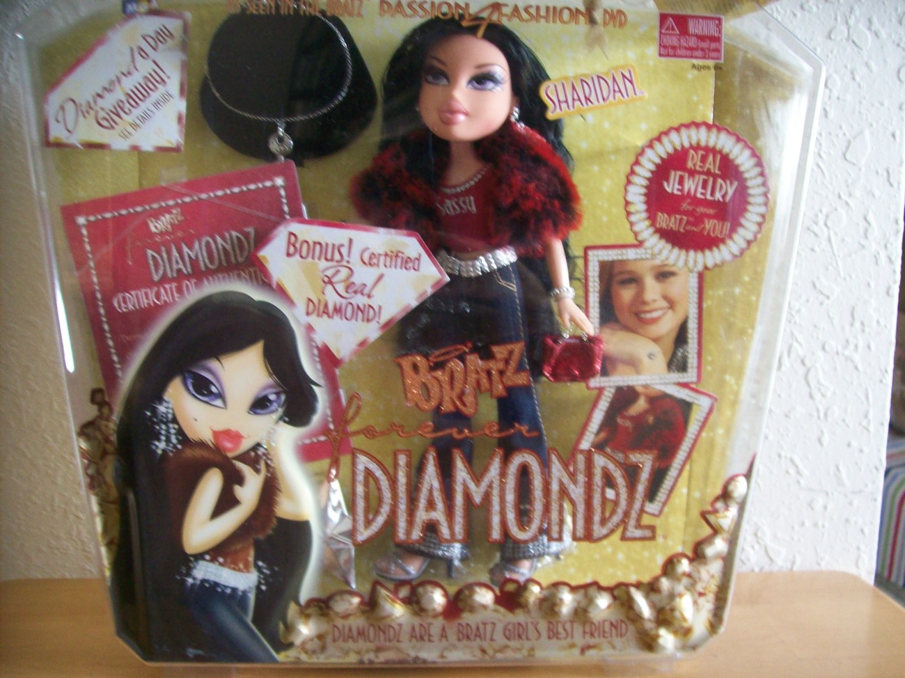 2006 Bratz Forever Diamondz Sharidan Figurine Doll - Collectibles