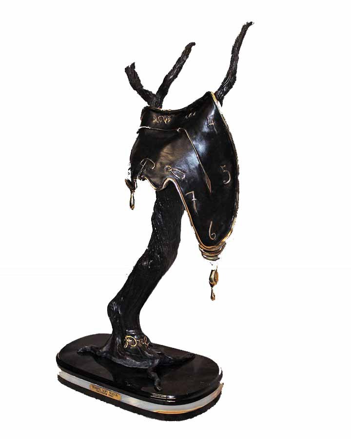 S. Dali "©Tearful Soft Watch Original Limited Numbered Edition Lost Wax ...
