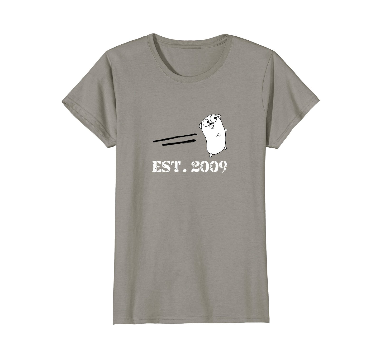 Go Golang Logo Mascot Est 2009 Word T-Shirt - T-Shirts & Tank Tops