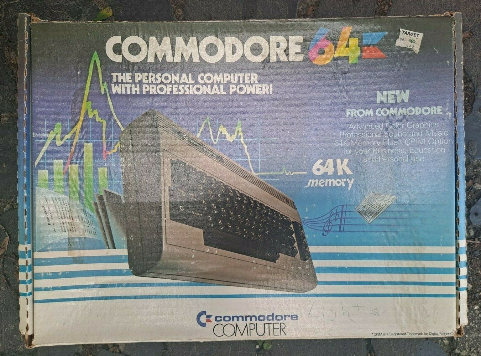 Vintage Commodore 64 Personal Computer Original Box Only No System ...