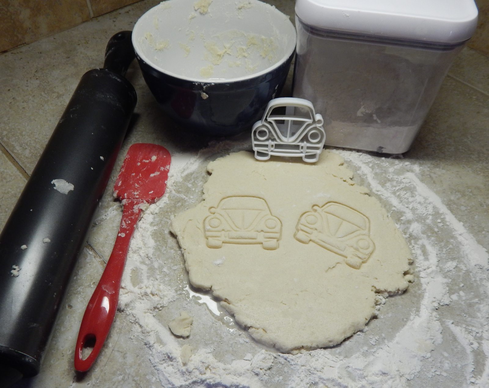 VW Beetle Bug Car Front Hippies Lovebug Vehicle Cookie Cutter Made In ...