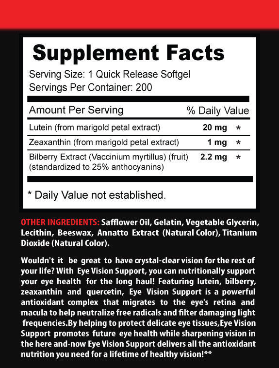 vision supplements - EYE VISION GUARD - eye supplement capsules - 2 ...