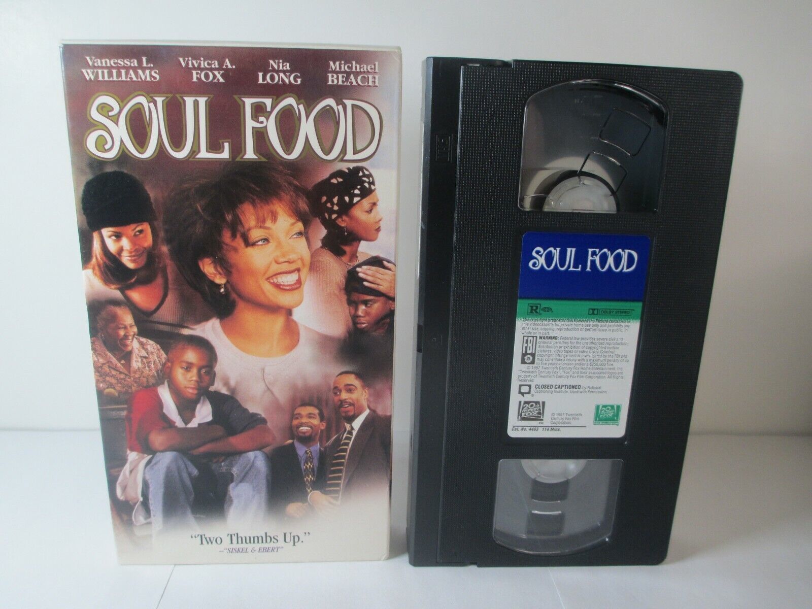 Soul Food VHS Vanessa Williams, Vivica A. Fox, Nia Long Mekhi Ex ...