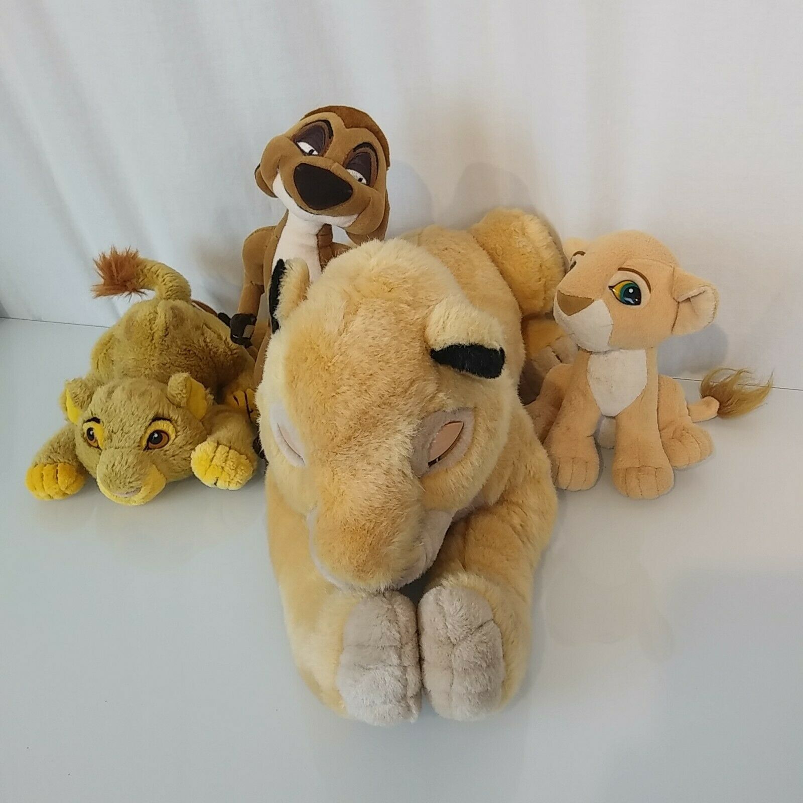 The Lion King Set Stuffed Plush Large Sarabi Baby Simba Baby Nala Timon ...