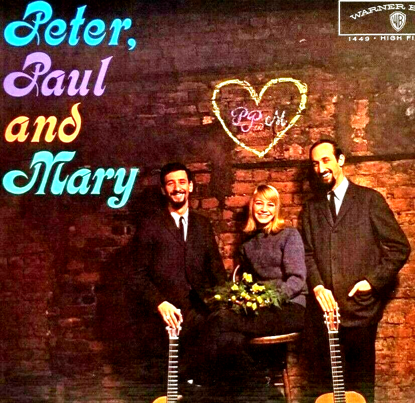 Peter, Paul and Mary First Album 1962 Warner Bros. LP Vinyl Record (P10) - Vinyl Records