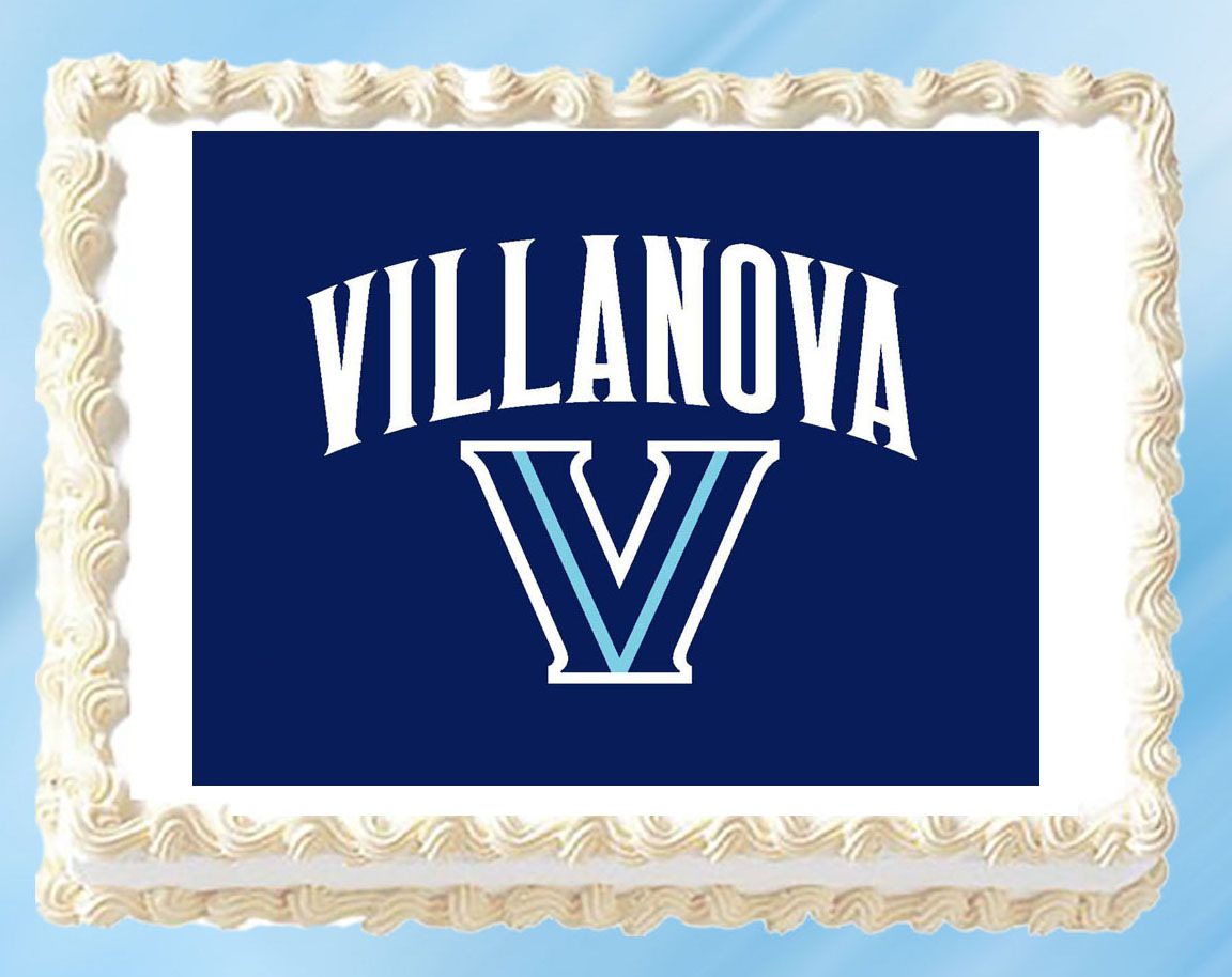 Villanova Edible Image Topper Cupcake Frosting 1/4 Sheet 8.5 x 11 ...