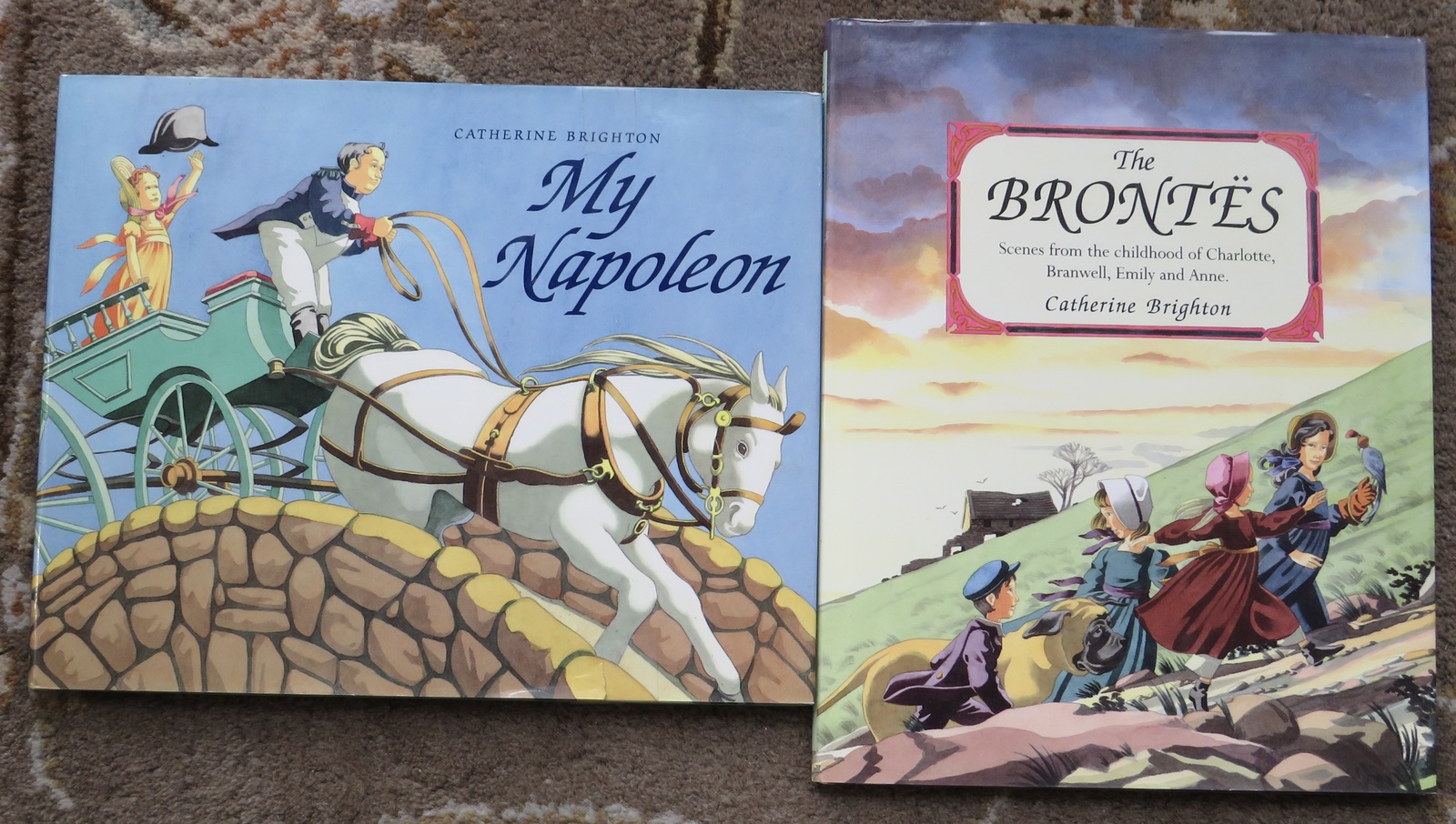 2 Catherine Brighton books The Brontes, My Napoleon - Books