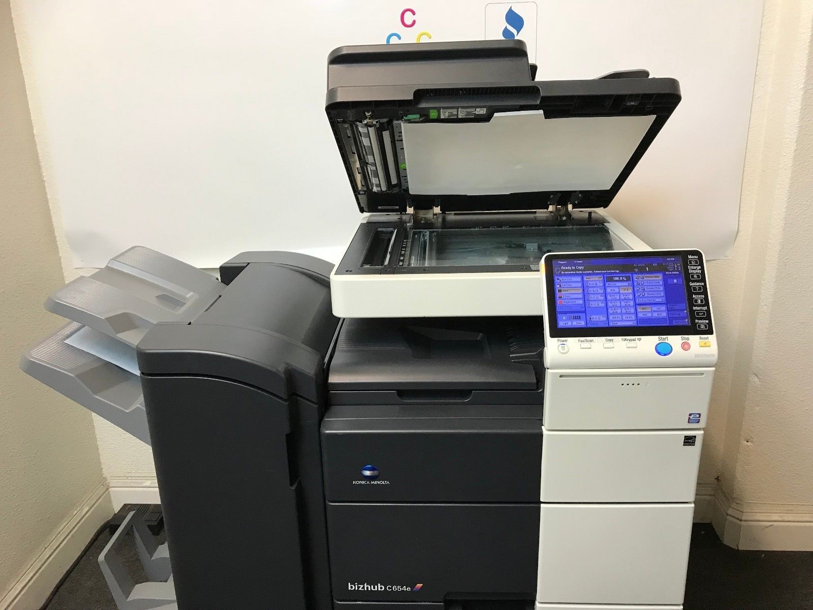 Konica Minolta Bizhub C654e Color Copier Printer Scanner Booklet Fiery ...