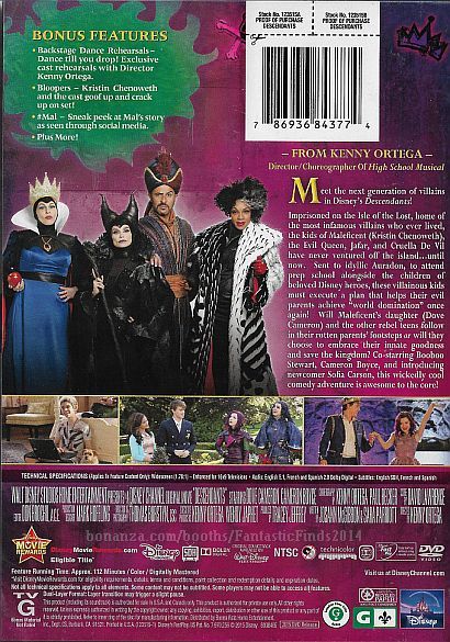 DVD - Descendants (2015) *Dove Cameron / Sofia Carson / Cameron Boyce ...