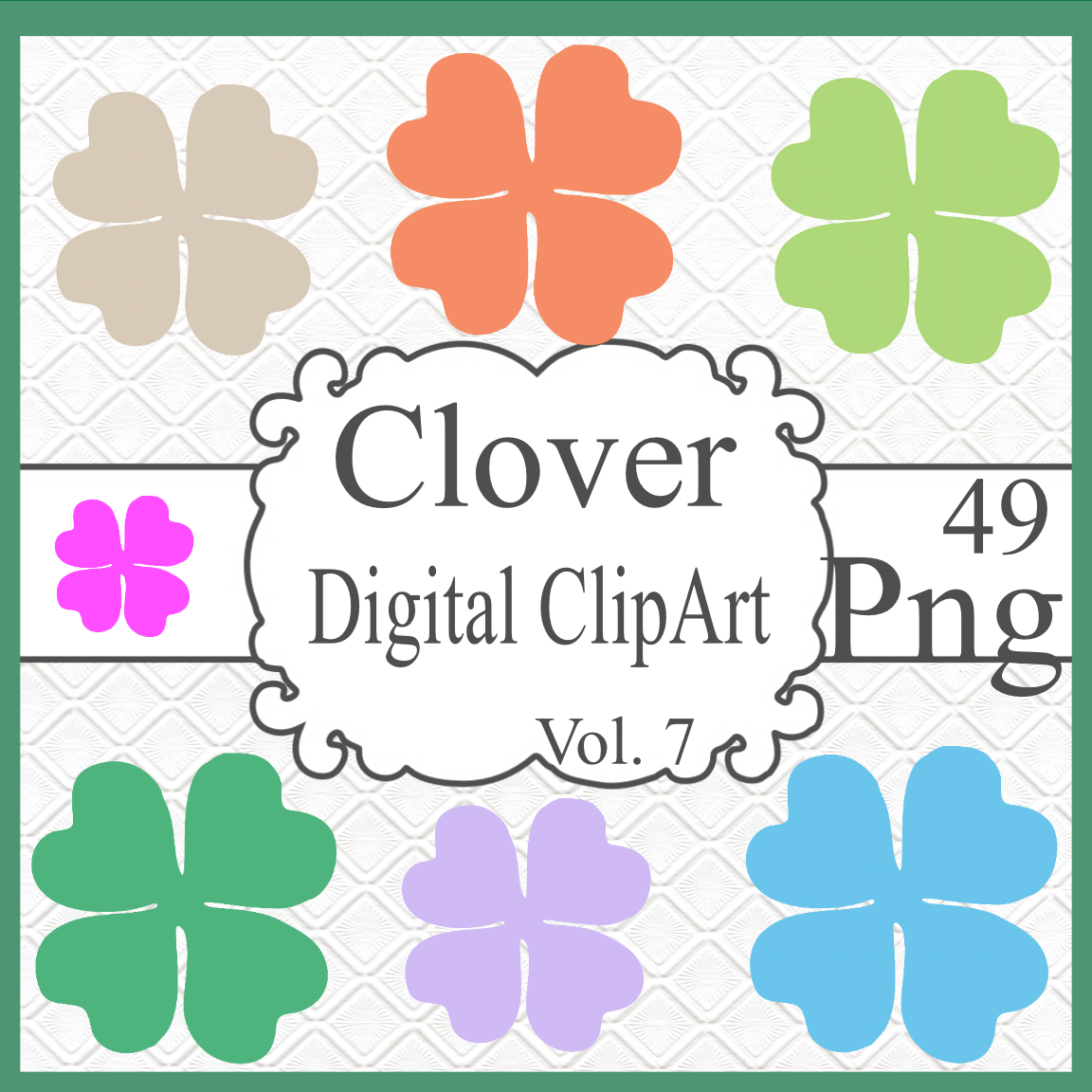 Clover Digital ClipArt Vol. 7 - Digital Scrapbooking