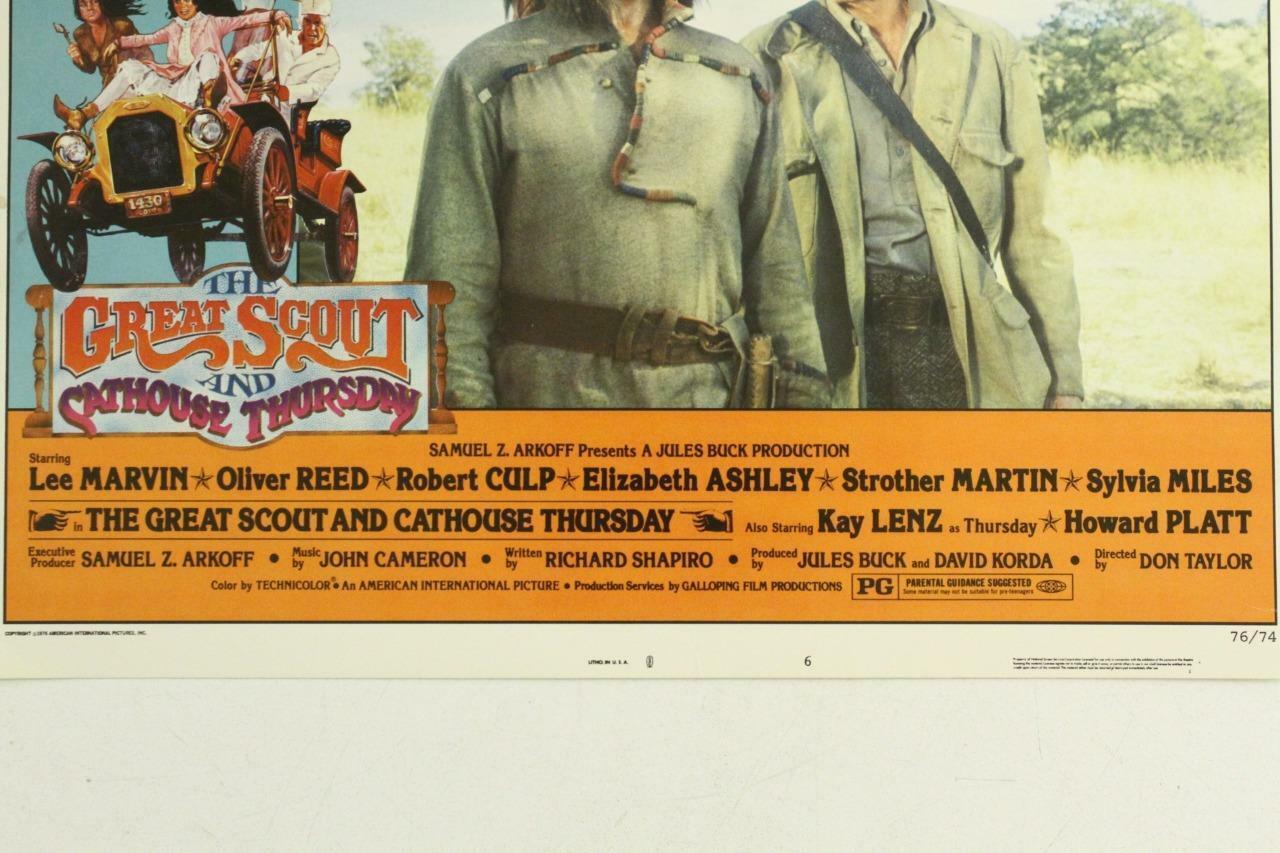 Original Movie Lobby Card Poster THE GREAT SCOUT & CATHOUSE THURSDAY ...