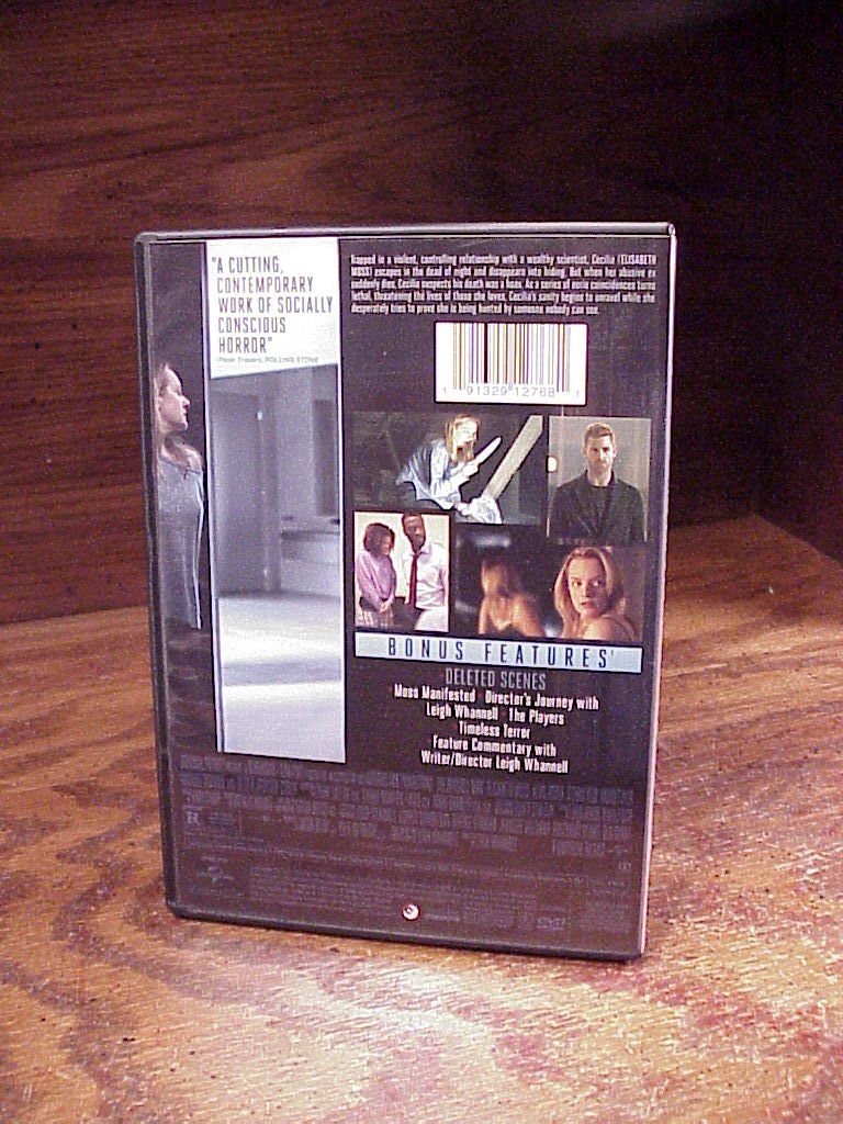 The Invisible Man DVD, 2020, R, with Elisabeth Moss, used, tested ...