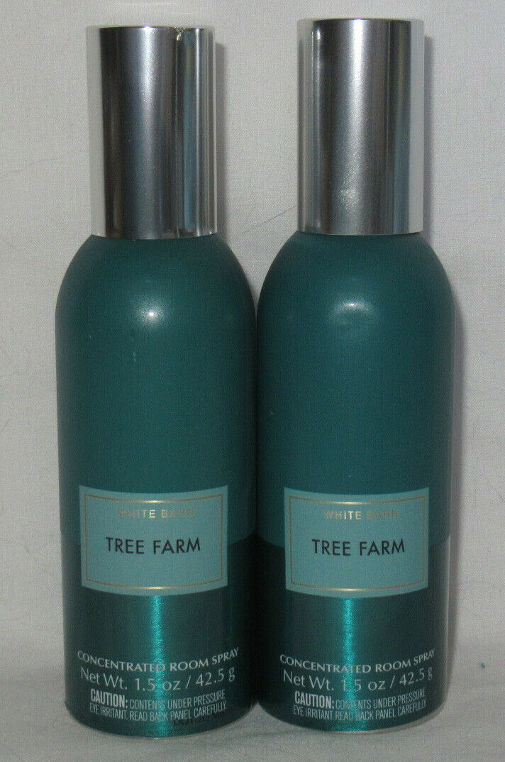 White Barn Bath & Body Works Concentrated Room Spray TREE FARM Lot Set ...