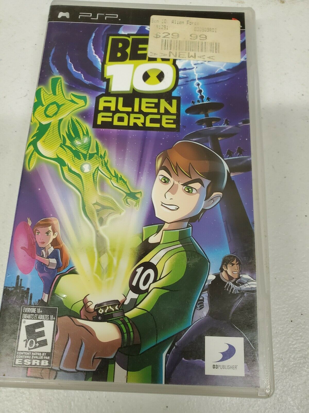 Playstation Portable PSP Ben 10 Alien Force and similar items