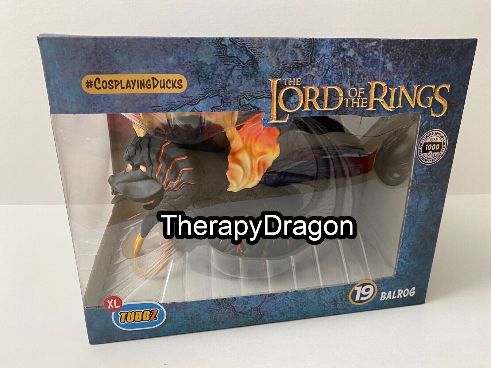 Lord of the Rings Balrog Giant TUBBZ Rubber Duck Figure Statue 9" PVC ...