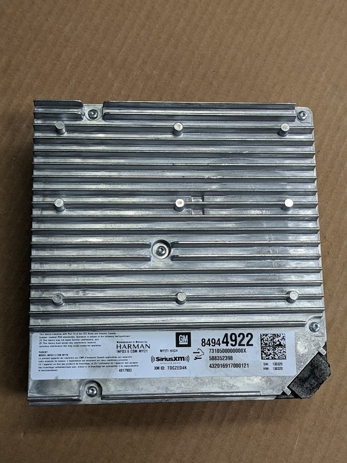 2019 Chevy Silverado 1500 Pickup BOSE AMPLIFIER SUPPORTS SIRIUS XM ...