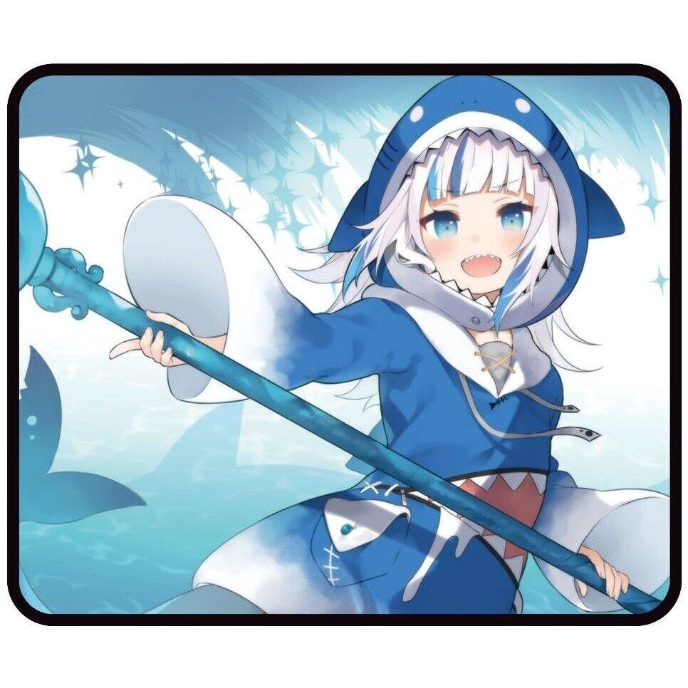 Gawr Gura - Hololive High Quality 240mm*200mm Lock Edge Gaming Anime ...