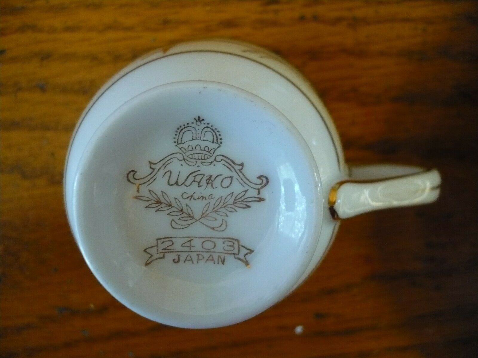 Wako China Japan 2403 Bamboo Gold Demitasse Set 34 Piece Set Cups ...